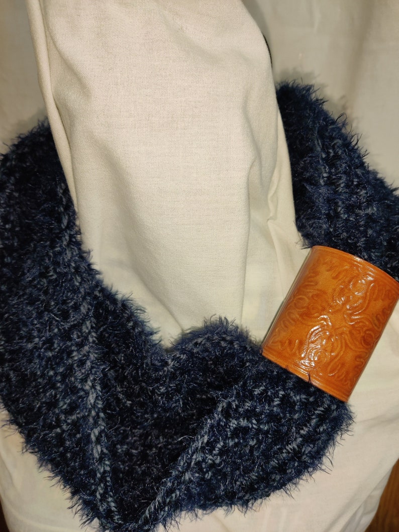 Hawaiian Quilt Block Leather Scarf & Shawl Cuff - Etsy