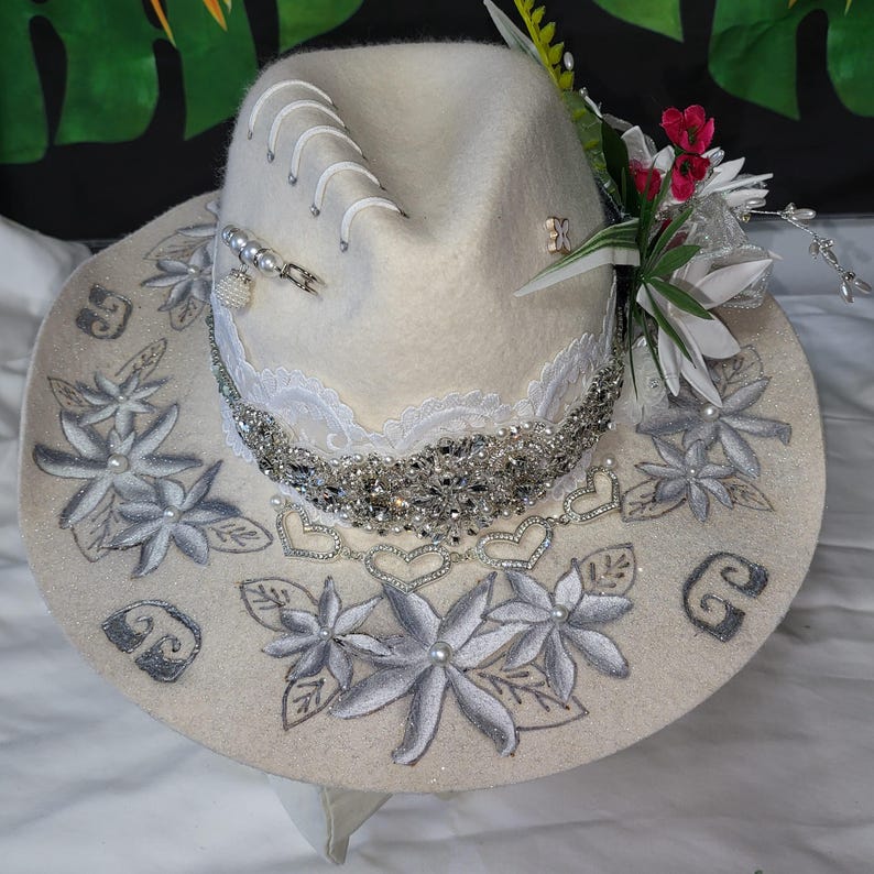 Hawaiian Wahine Paniolo Cowgirl Wedding Hat - Etsy