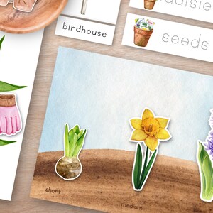 Spring Garden Activity Unit, Montessori Spring Games, Homeschool Spring ...