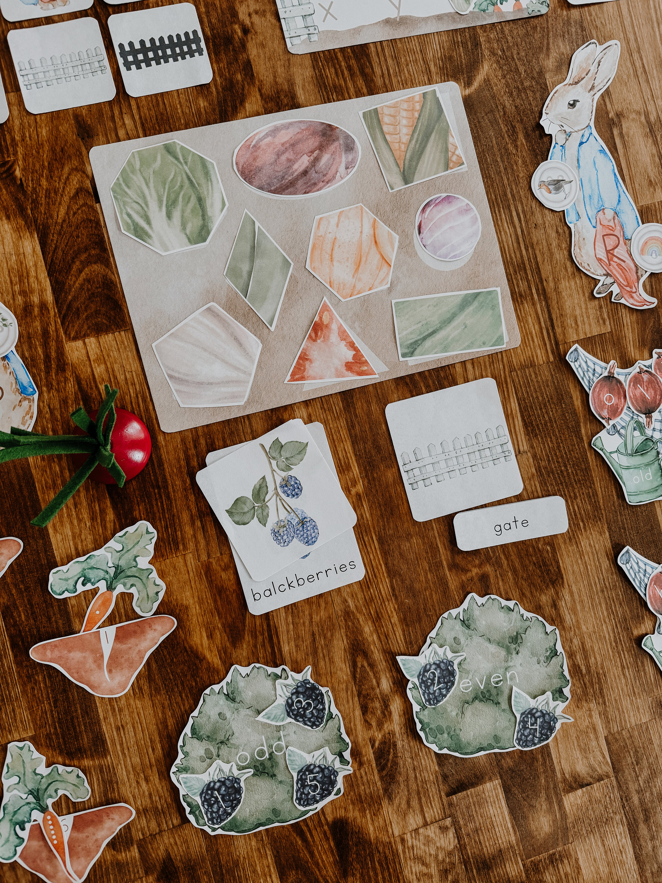 Peter Rabbit Unit, Easter Activity Unit, Montessori Easter Game ...