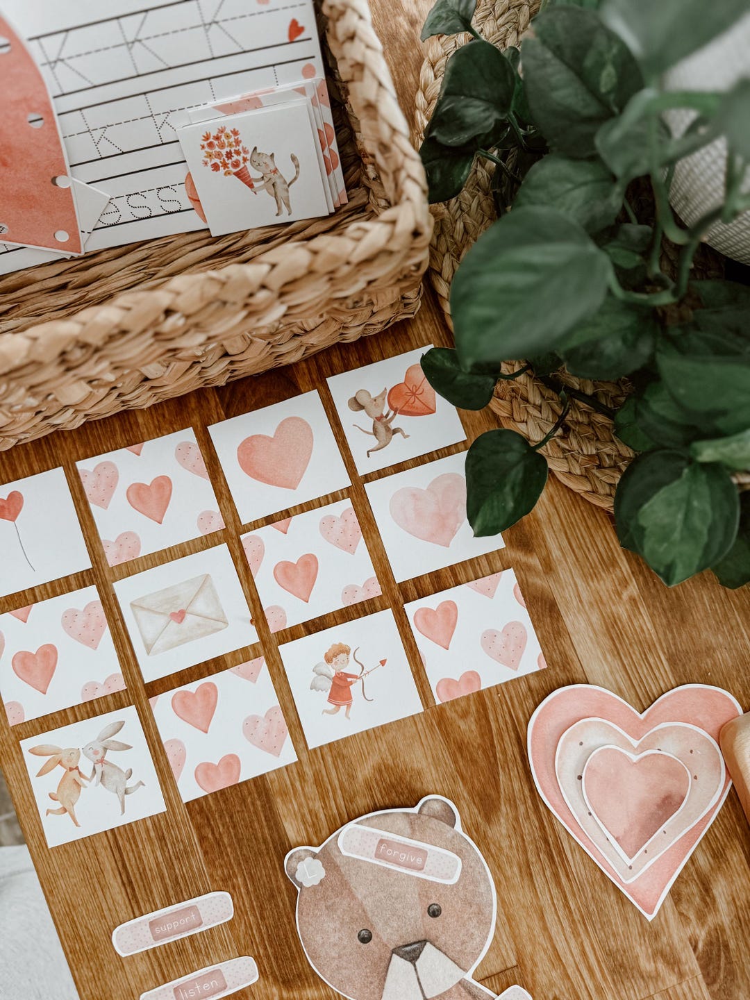 Valentine Activity Unit, Montessori Valentine’s Unit, Valentine’s Day ...
