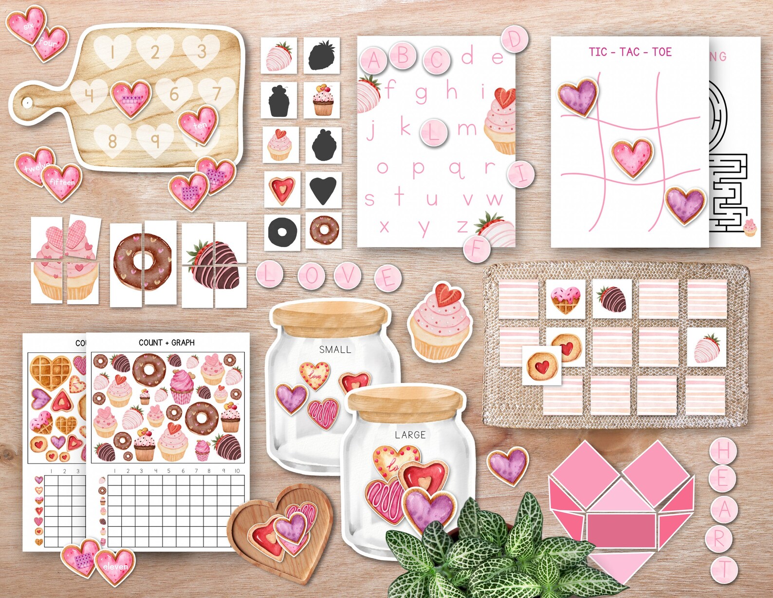 Valentine Activity Unit Montessori Valentine Unit, Valentine’s Day ...