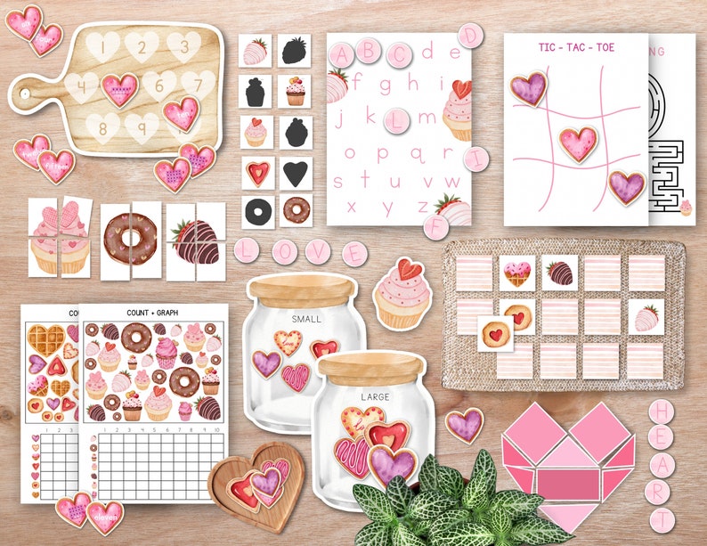 Valentine Activity Unit Montessori Valentine Unit, Valentine’s Day ...