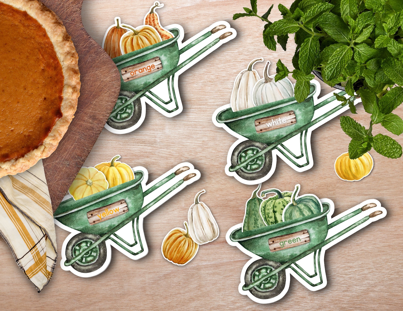 Pumpkin Color Matching Game Toddler Montessori Activity - Etsy