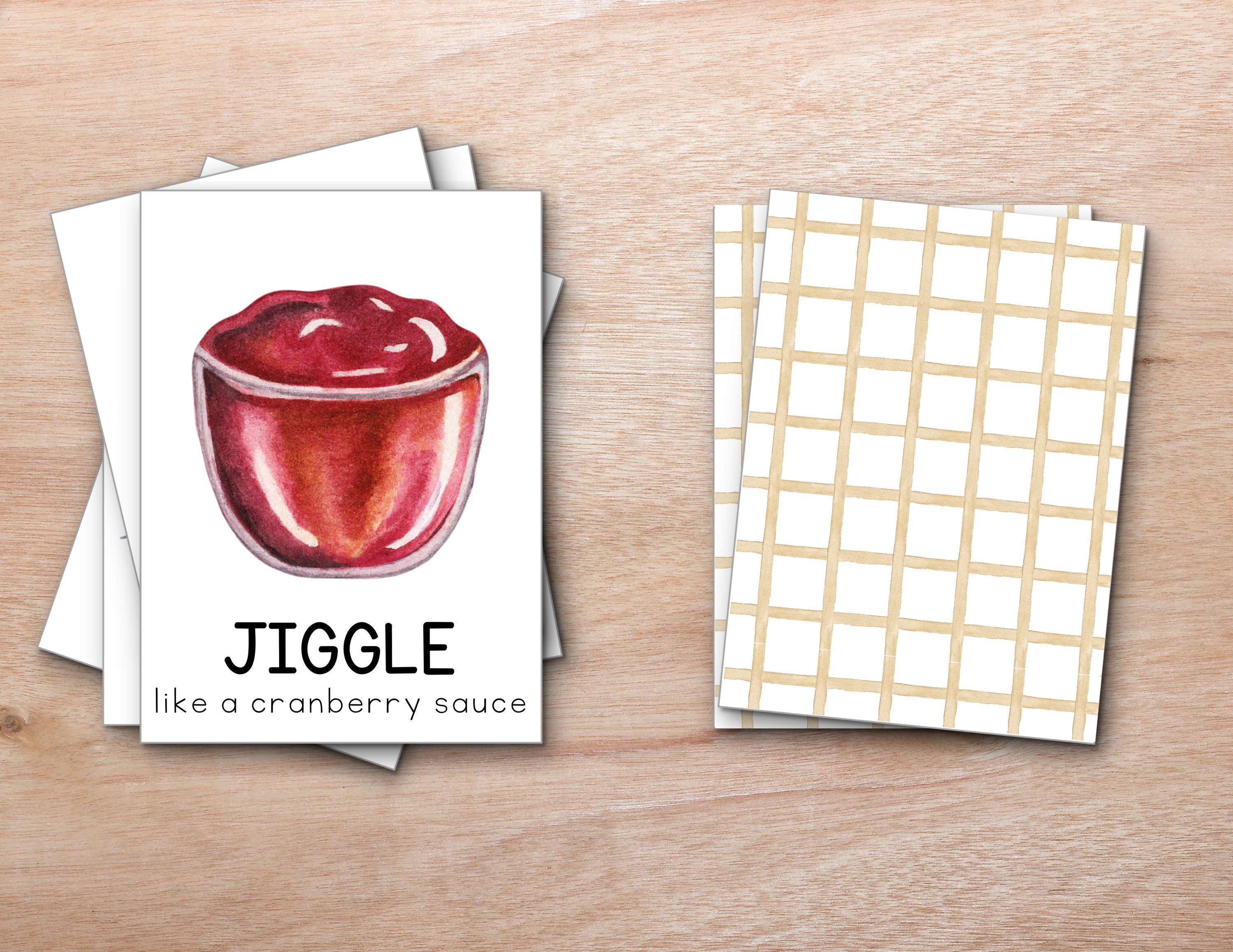 Thanksgiving Movement Cards, Thanksgiving Flash Cards, Calming Corner ...