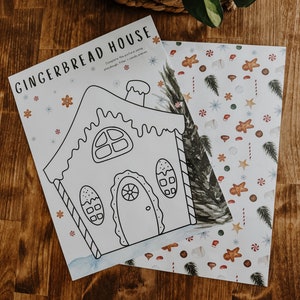 Christmas Playdough Mat, Gingerbread House, Christmas Themed, Christmas ...