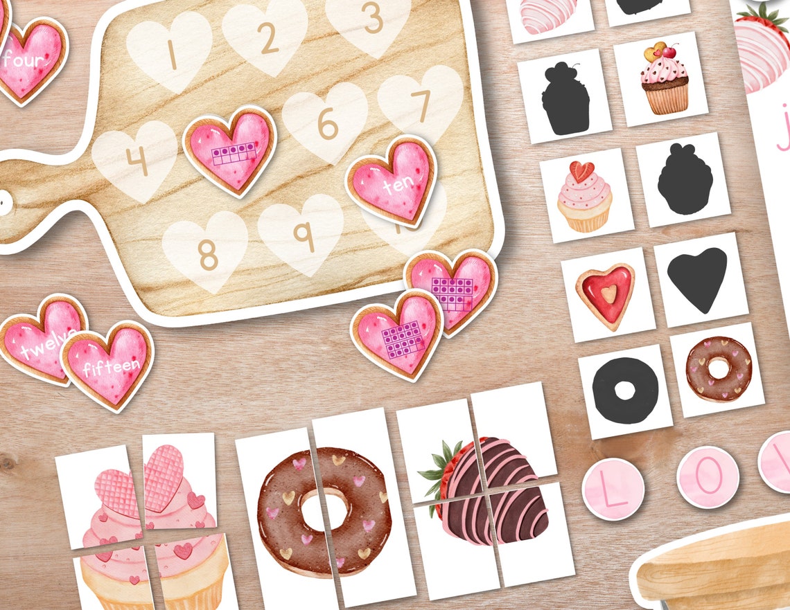 Valentine Activity Unit Montessori Valentine Unit, Valentine’s Day ...
