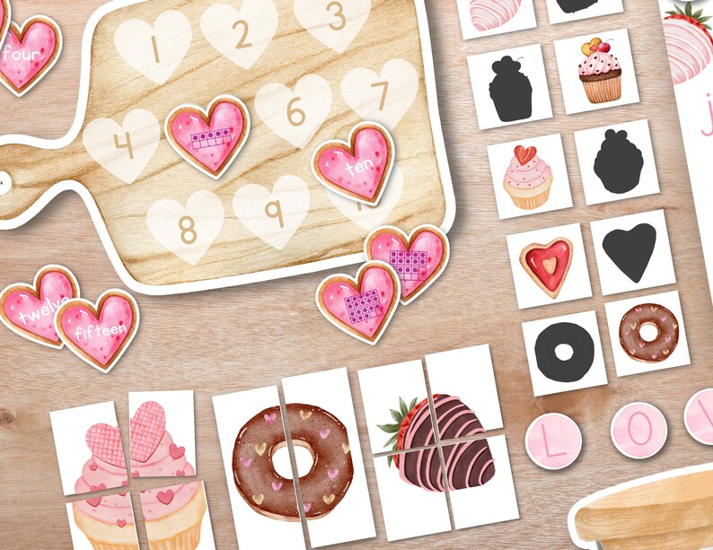 Valentine Activity Unit Montessori Valentine Unit Valentines - Etsy