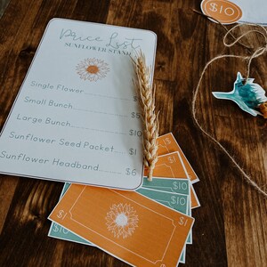 Sunflower Dramatic Play, Dramatic Play Set, Pretend Play, Imaginative ...