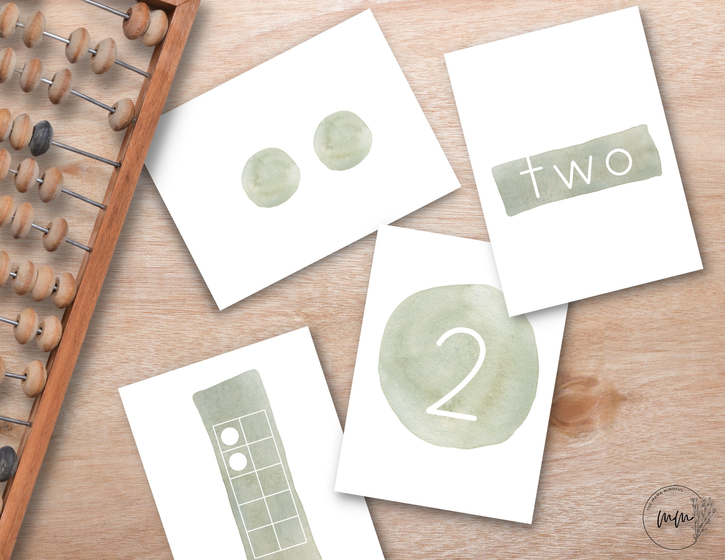 Number Flash Cards 1-10 Printable, Number Match Game, Preschool Math ...