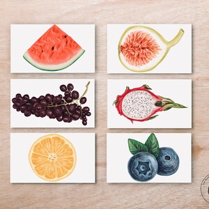 Fruit Slices Matching Puzzle Cards, Montessori Inspired Toddler ...