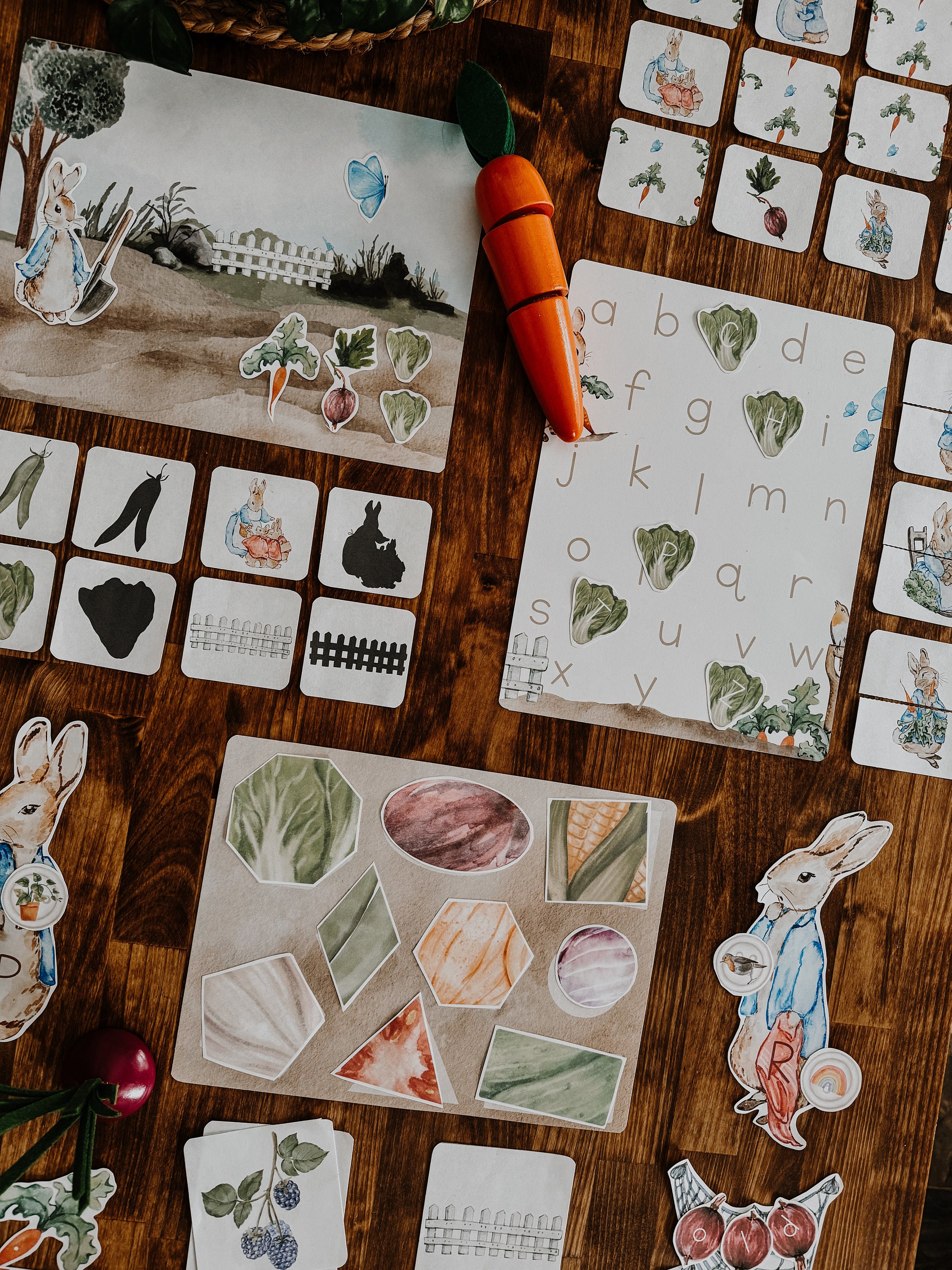 Peter Rabbit Unit, Easter Activity Unit, Montessori Easter Game ...
