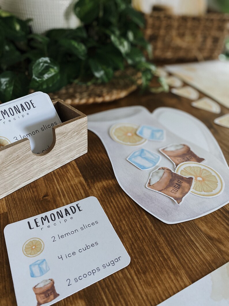 Lemonade Activity Unit, Lemonade Montessori Unit, Nature Flashcards ...