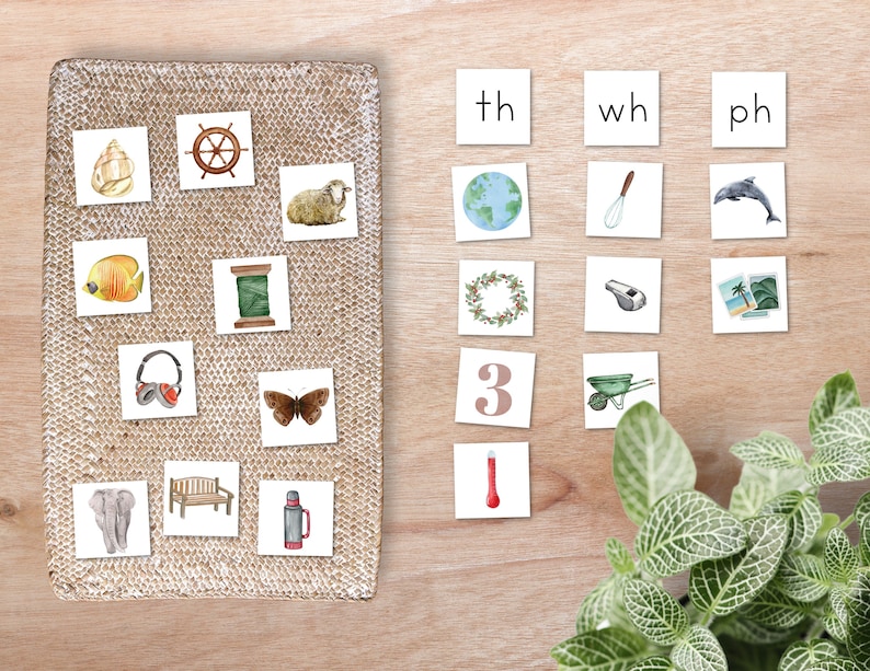 Preschool Phonics Picture Matching Sound Cards Montessori - Etsy