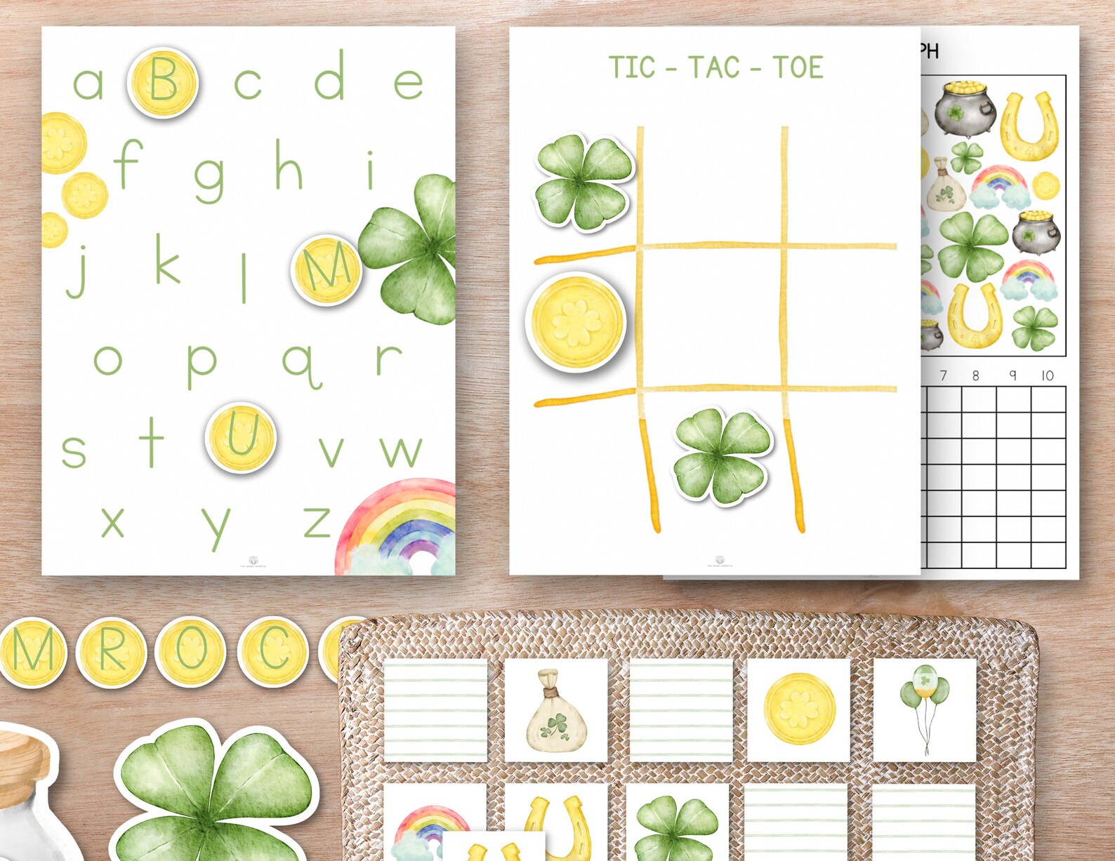 St. Patricks Day Activity Unit, Montessori Saint Patricks Day Games ...