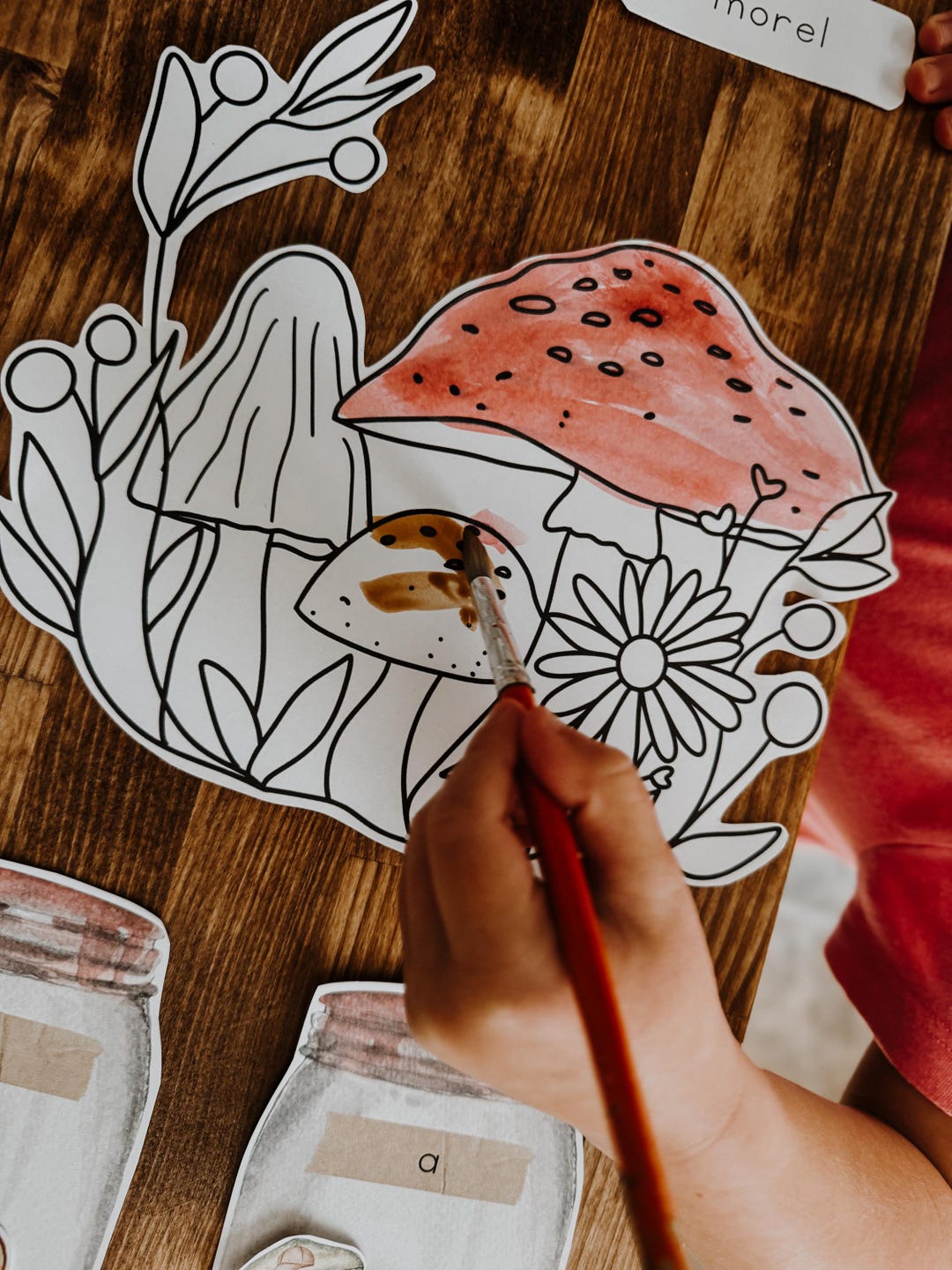 Mushroom Activity Unit, Preschool Unit, Mushroom Flashcards, Homeschool ...