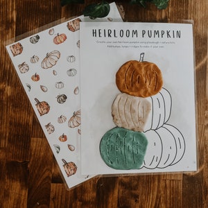 Pumpkin Playdough Mat, Fall Playdough Mat, Halloween Playdough Mat ...
