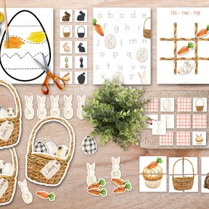 Easter Activity Unit, Montessori Easter Games, Homeschool Easter Unit ...