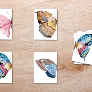 Butterfly Matching Card Game, Symmetry Puzzle, Butterfly Pattern Cards ...
