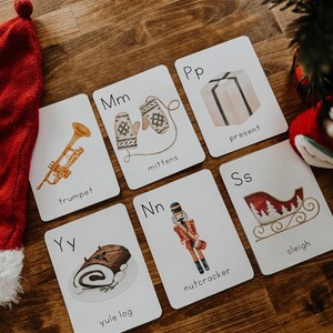 Christmas Cards for Kids, Christmas Flashcards, Christmas Preschool ...