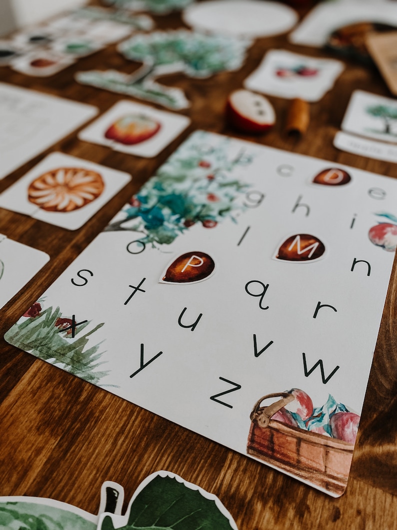 Apple Activity Unit, Apple Montessori Unit, Nature Flashcards ...