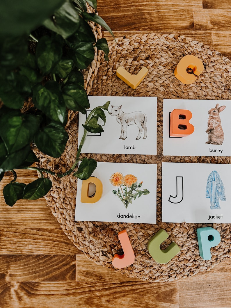 Spring Cards for Kids, Spring Theme Flashcards, Spring Preschool ...