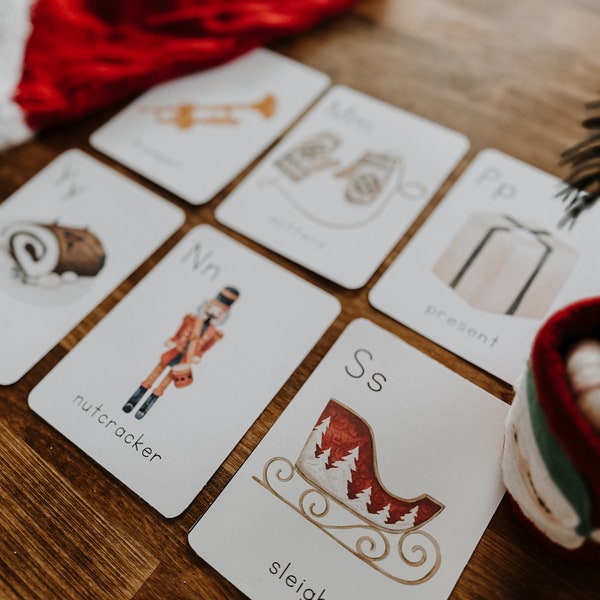 Alphabet Flashcards - Etsy