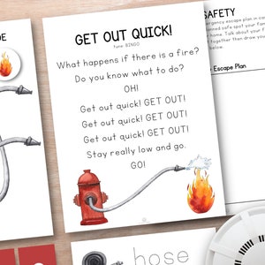 Fire Safety Unit Study Bundle, Firefighter Study, Fall Montessori Unit ...
