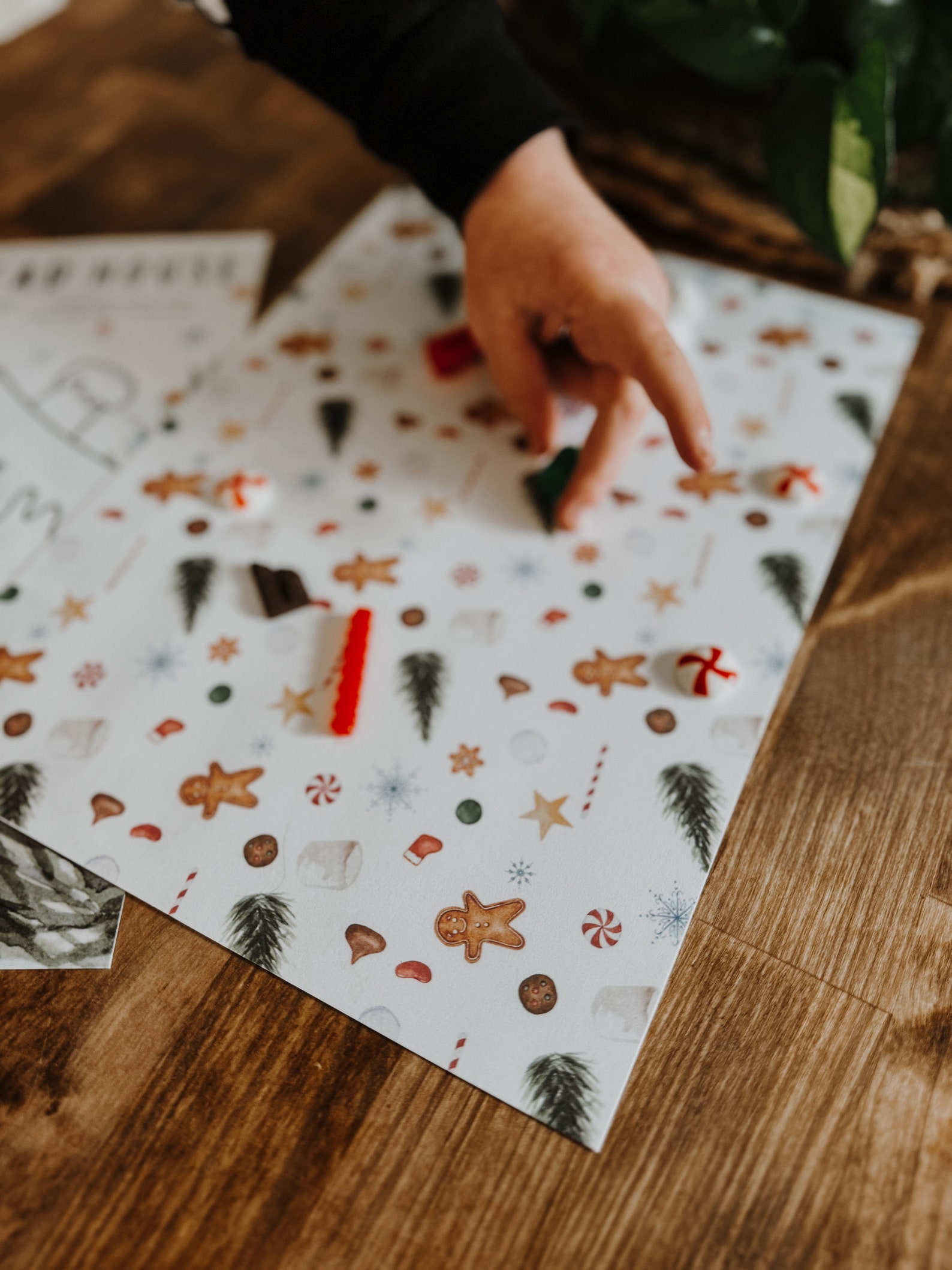 Christmas Playdough Mat, Gingerbread House, Christmas Themed, Christmas ...