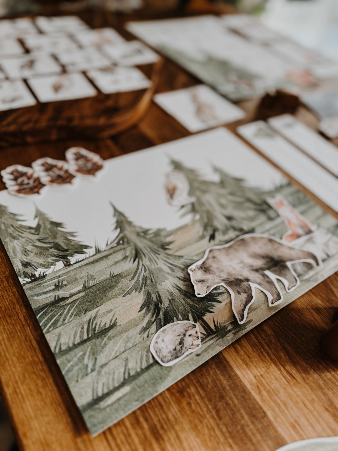 Woodland Animals Activity Unit, Forest Montessori Unit, Nature ...