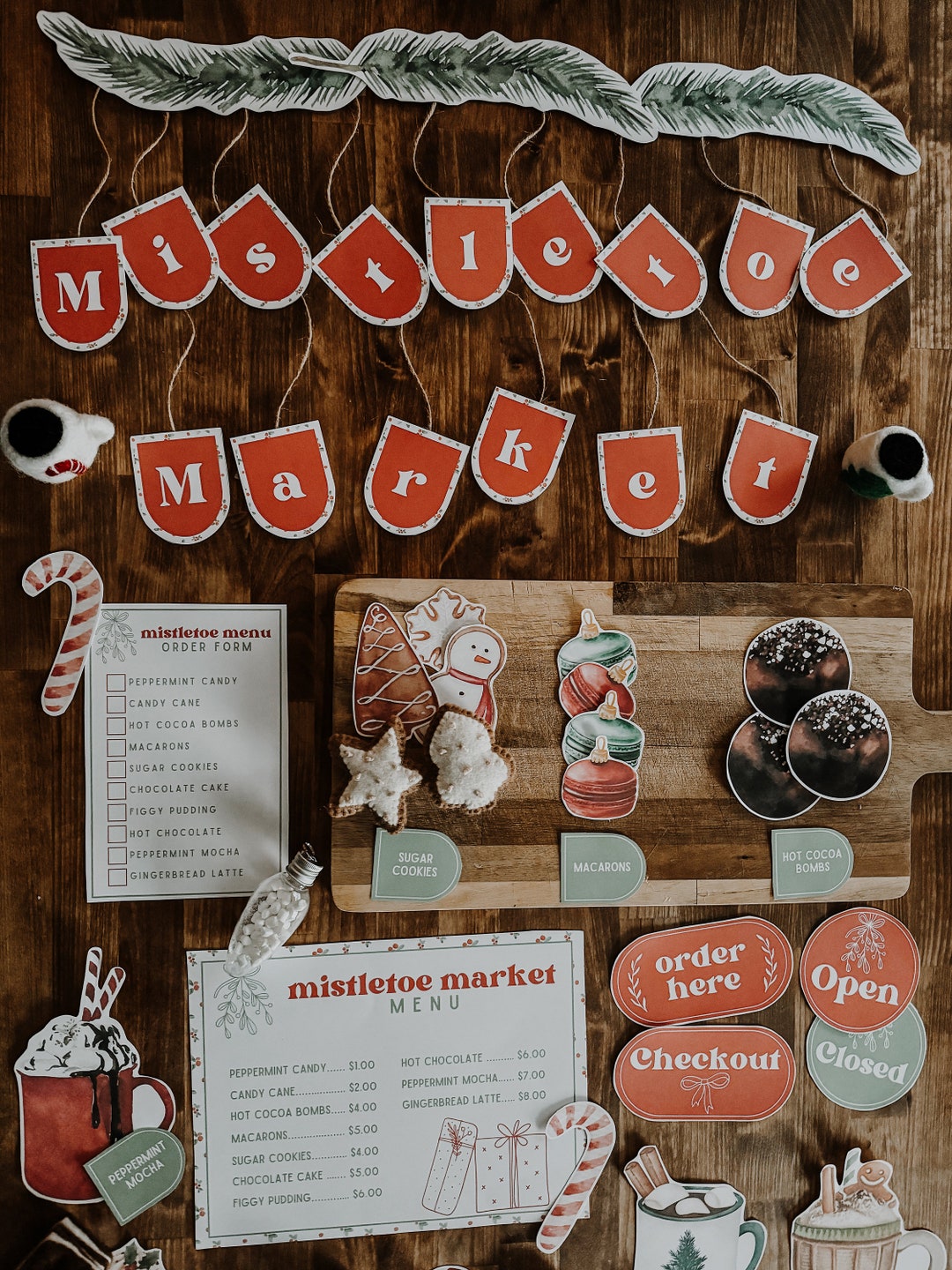 Christmas Dramatic Play, Dramatic Play Set, Pretend Play, Imaginative ...