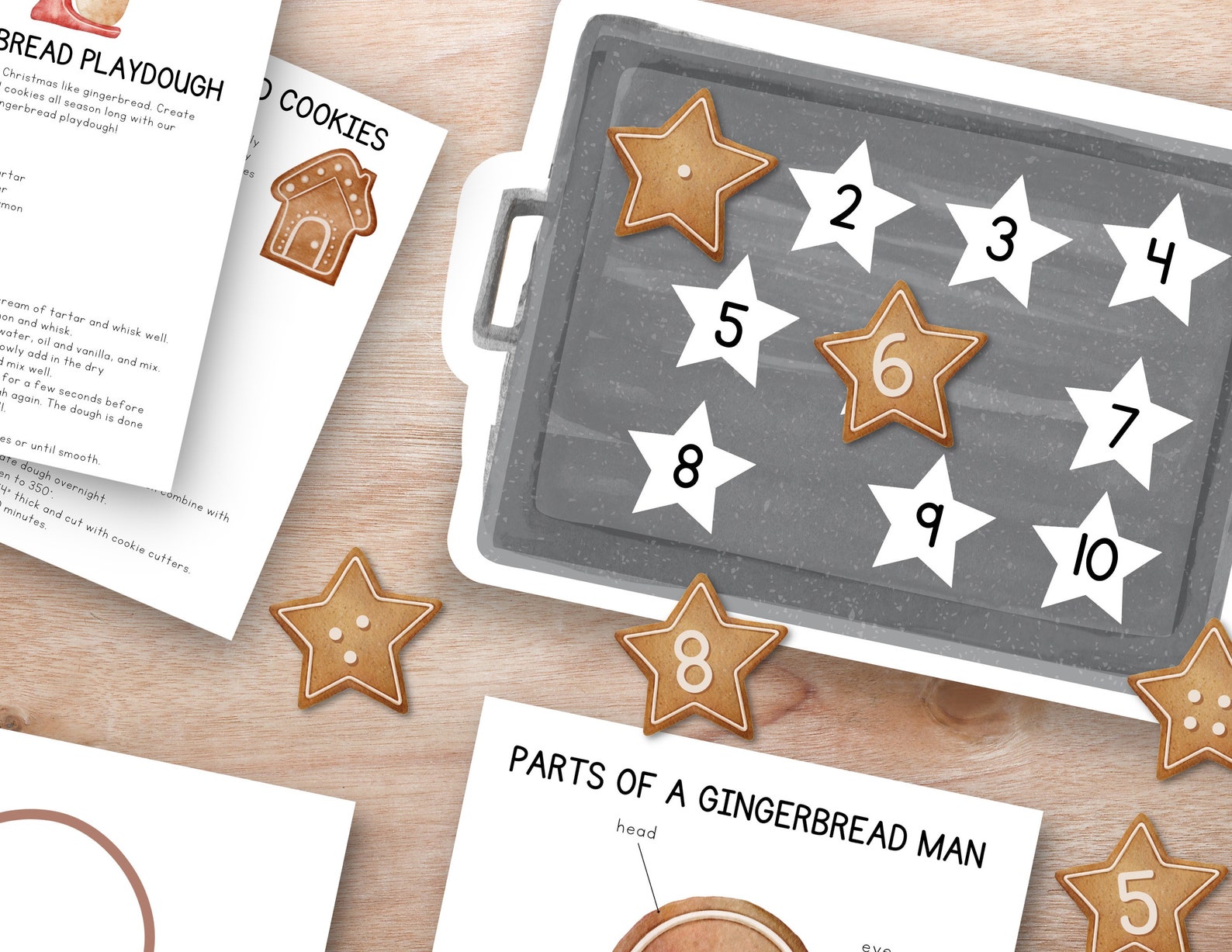 Christmas Unit Study, Gingerbread Man, Homeschool Learning Materials ...