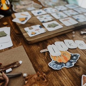 Camping Activity Unit, Camping Unit, 3 Part Flashcards, Homeschool ...