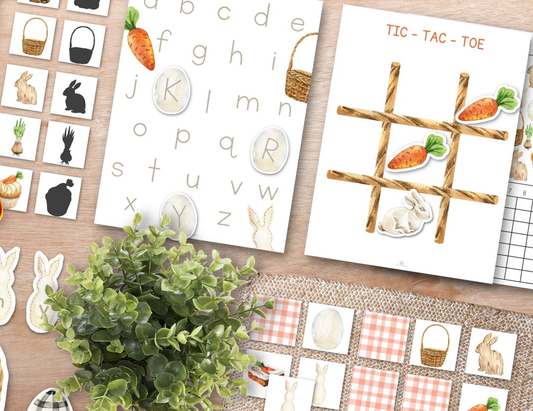 Easter Activity Unit, Montessori Easter Games, Homeschool Easter Unit ...