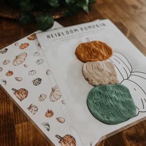 Pumpkin Playdough Mat, Fall Playdough Mat, Halloween Playdough Mat ...