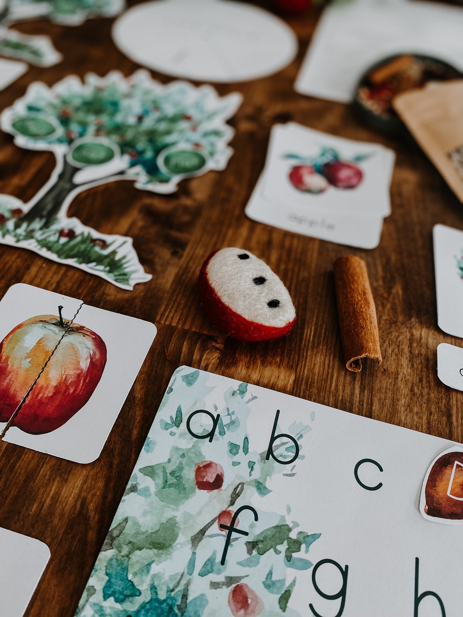 Apple Activity Unit, Apple Montessori Unit, Nature Flashcards ...