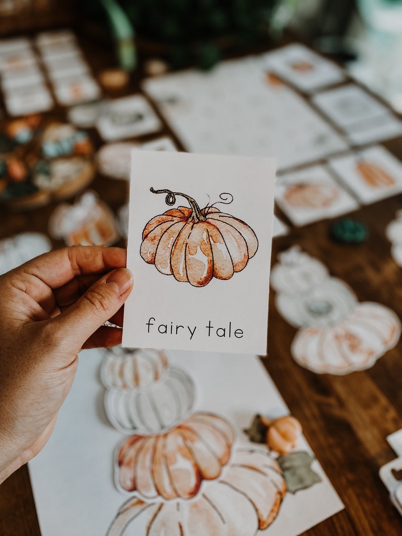 Pumpkin Activity Unit, Pumpkin Montessori Unit, Nature Flashcards ...