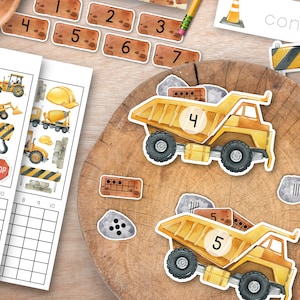 Construction Vehicles Activity Unit, Construction Montessori Unit ...