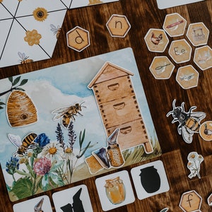 Bee Activity Unit, Bee Montessori Unit, Nature Flashcards, Homeschool ...