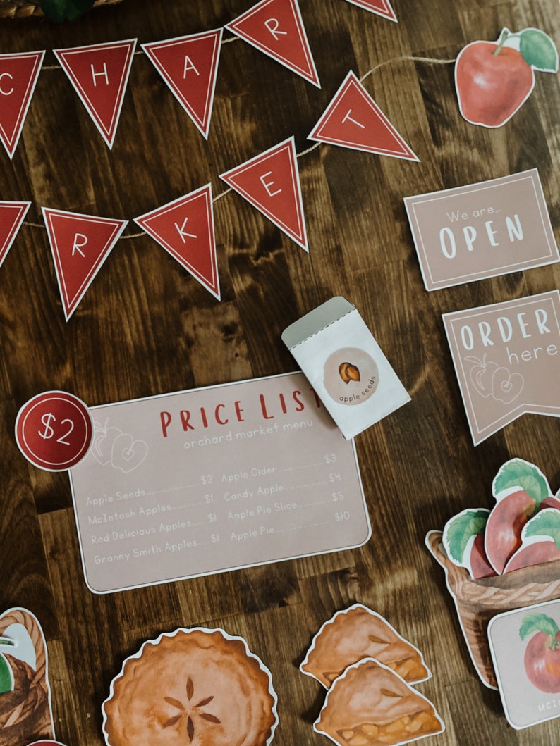 Apple Orchard Dramatic Play, Dramatic Play Set, Pretend Play ...