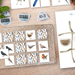 Bird Activity Unit, Backyard Birds Montessori Unit, Nature Flashcards ...