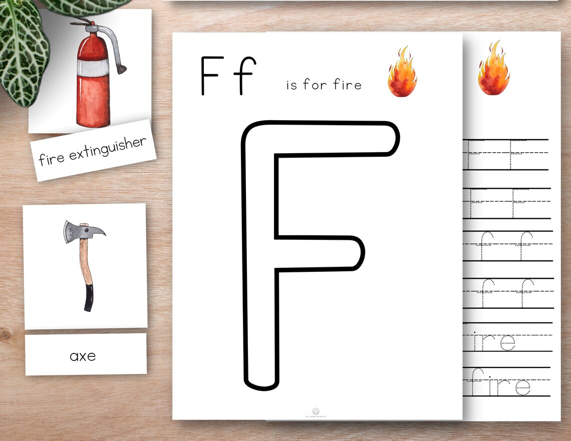 Fire Safety Unit Study Bundle, Firefighter Study, Fall Montessori Unit ...