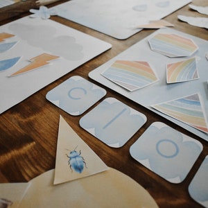 Weather Activity Unit, Weather Montessori Unit, Nature Flashcards ...