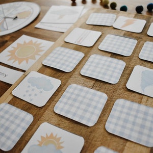 Weather Activity Unit, Weather Montessori Unit, Nature Flashcards ...