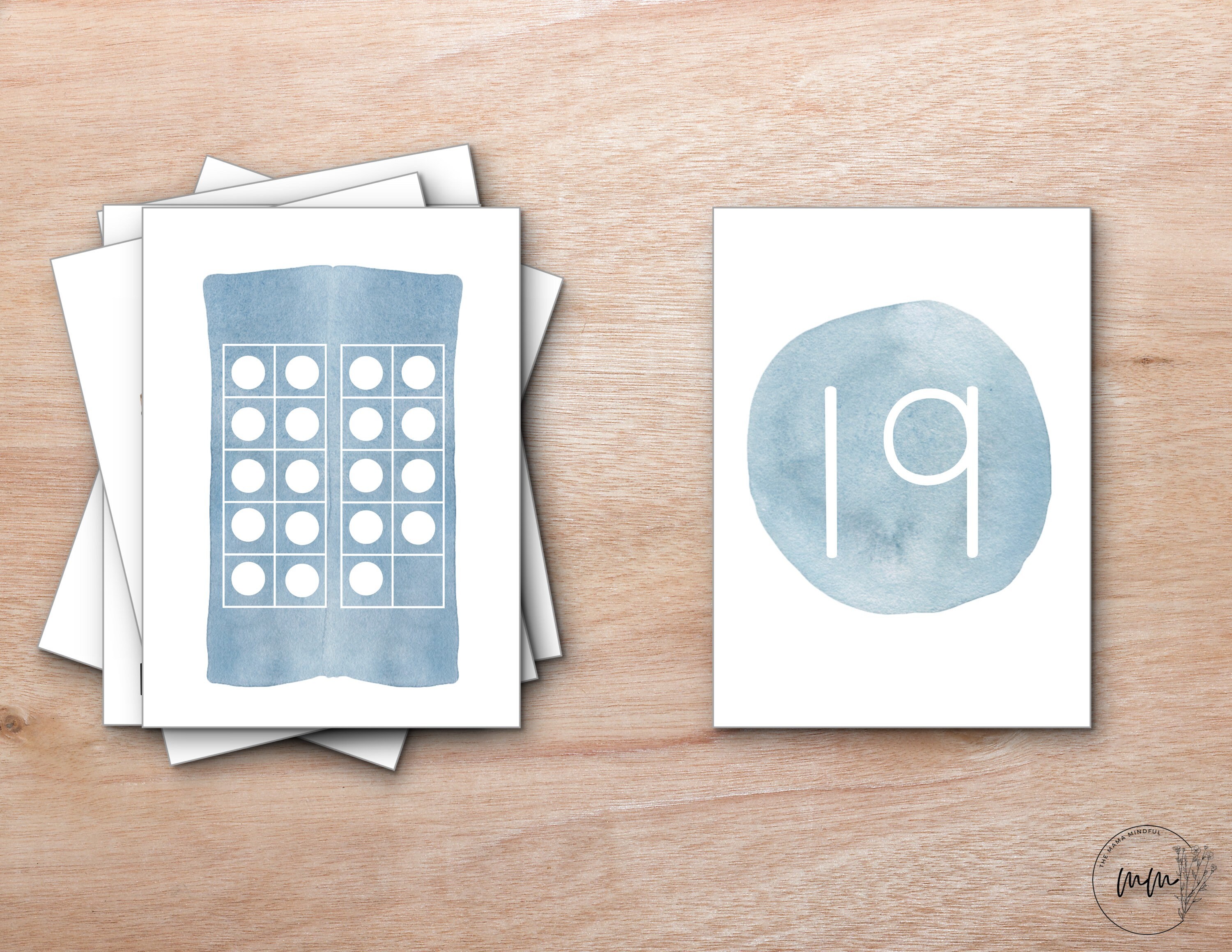 Teen Number Flash Cards Number Match Game Preschool Math - Etsy