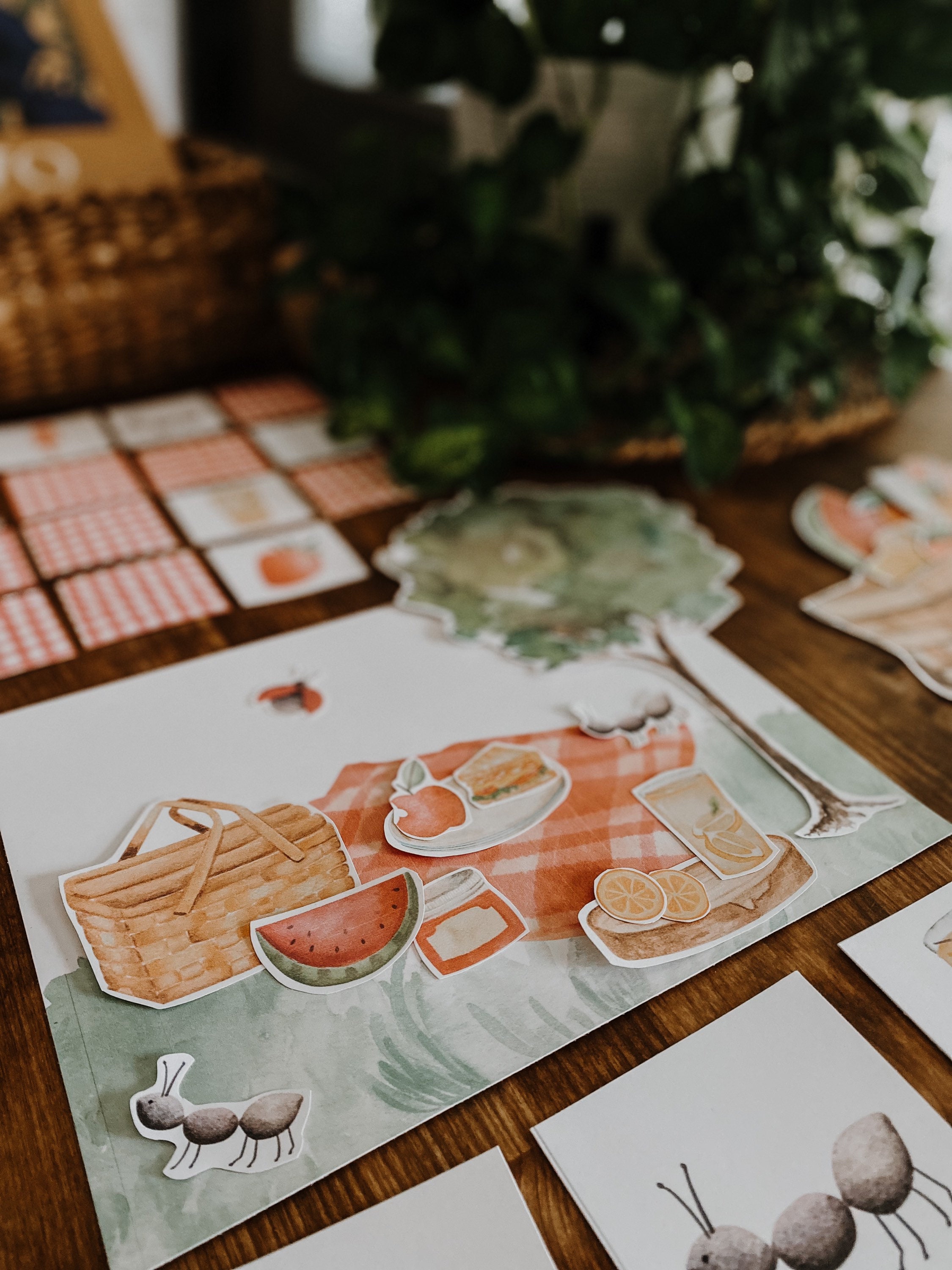 Picnic Activity Unit, Ants Montessori Unit, Nature Flashcards ...