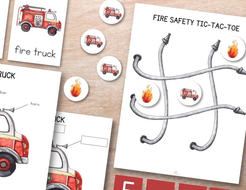 Fire Safety Unit Study Bundle Firefighter Study Fall - Etsy