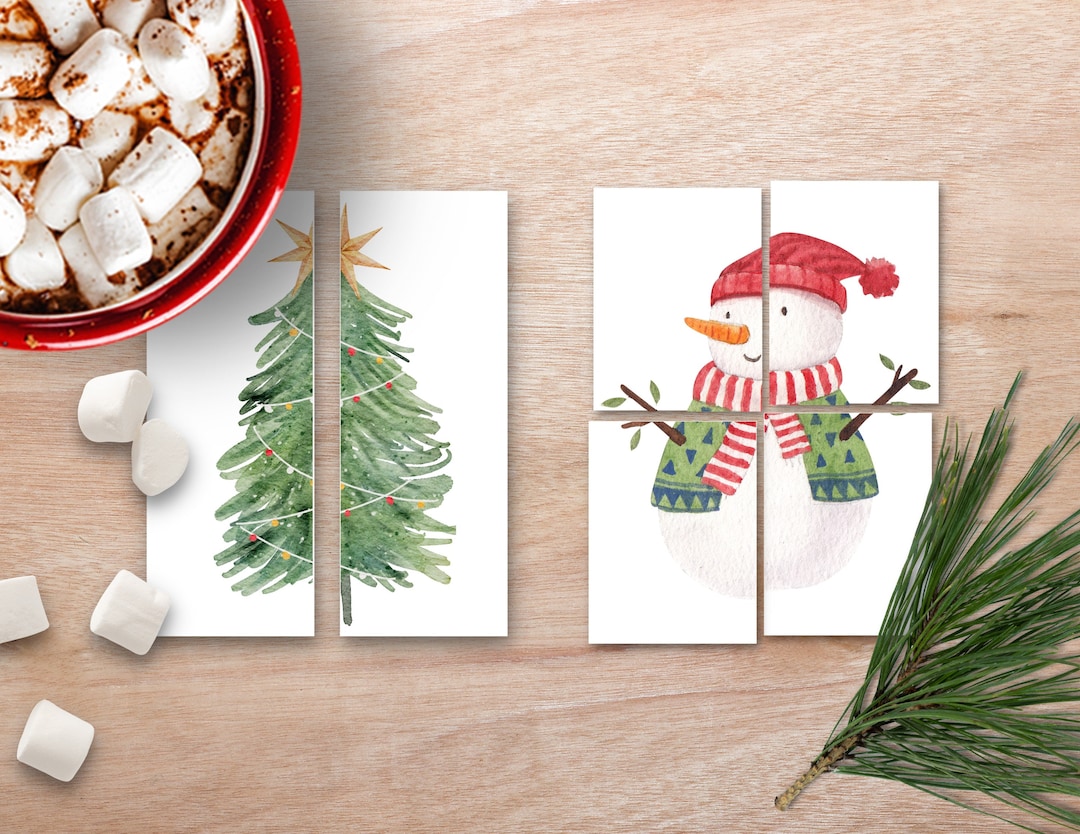 Christmas Matching Activity, Montessori Christmas Activity, Hands-on ...