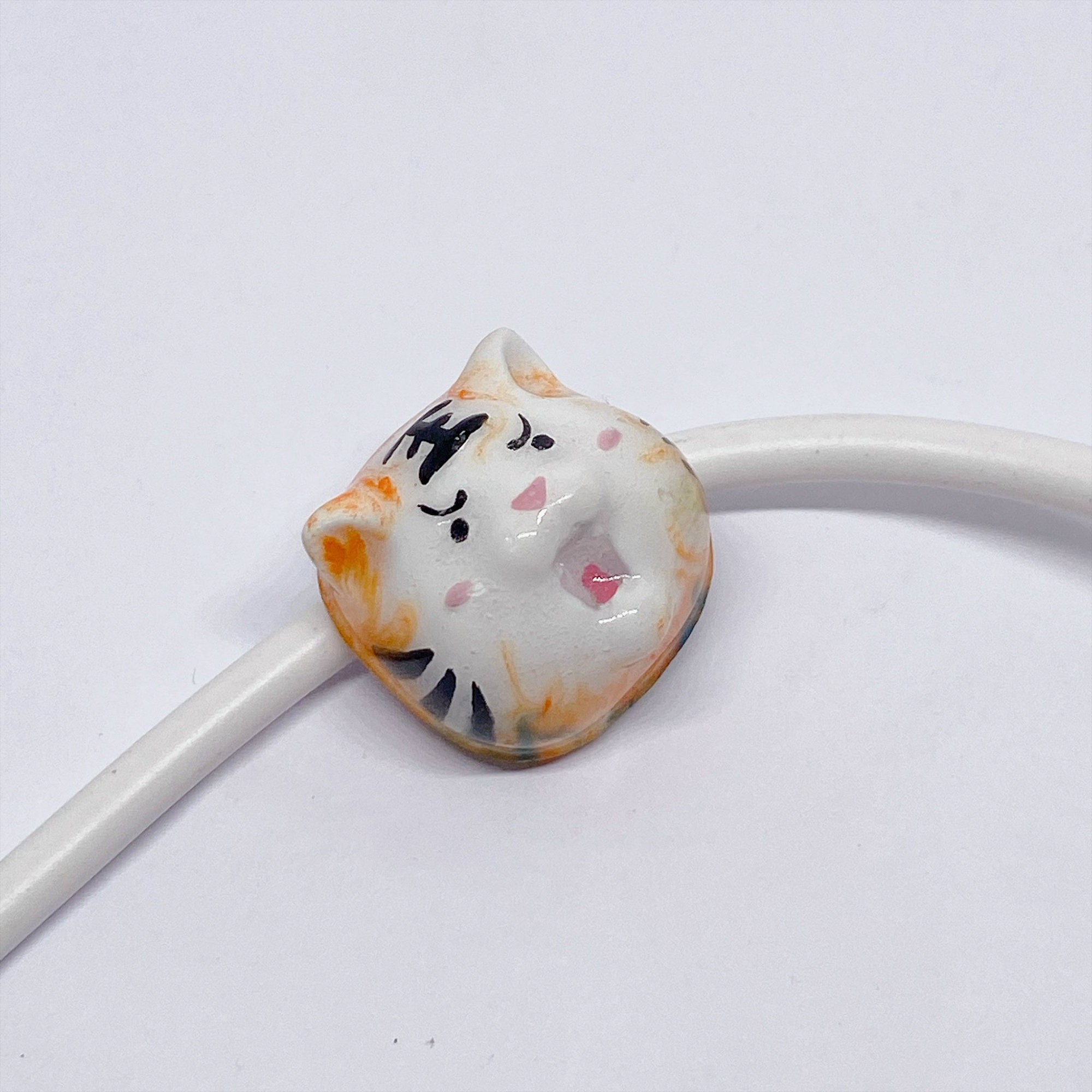 Tiger Head Cute Style Keycaps Artisan Keycap Key Cap for Mechanical ...