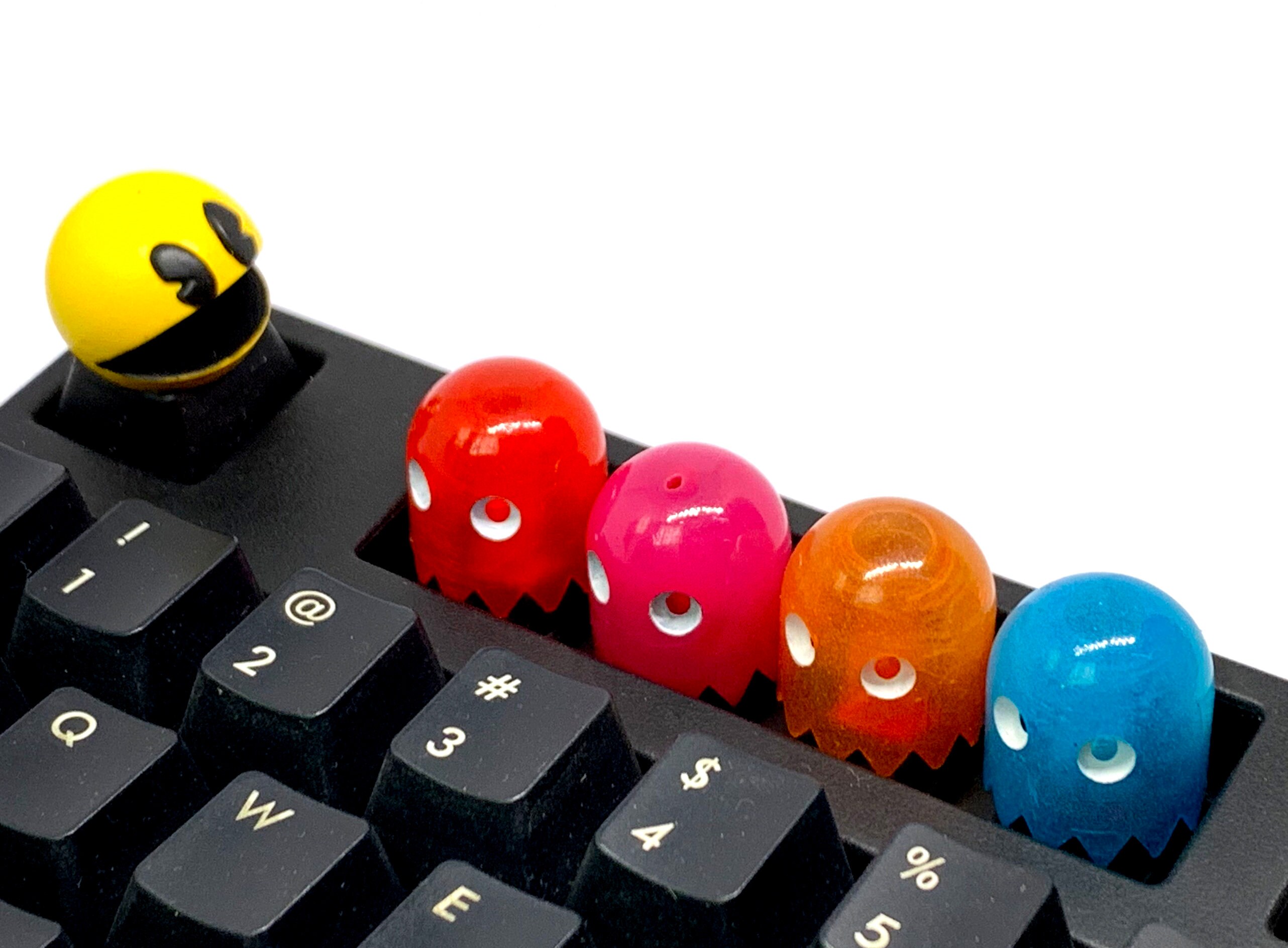 Retro Pac-maan Handmade Artisan Keycaps Mechanical Keyboard for Retro ...